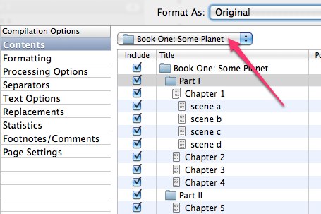 multiple manuscripts in project - Scrivener for macOS - Literature & Latte Forums